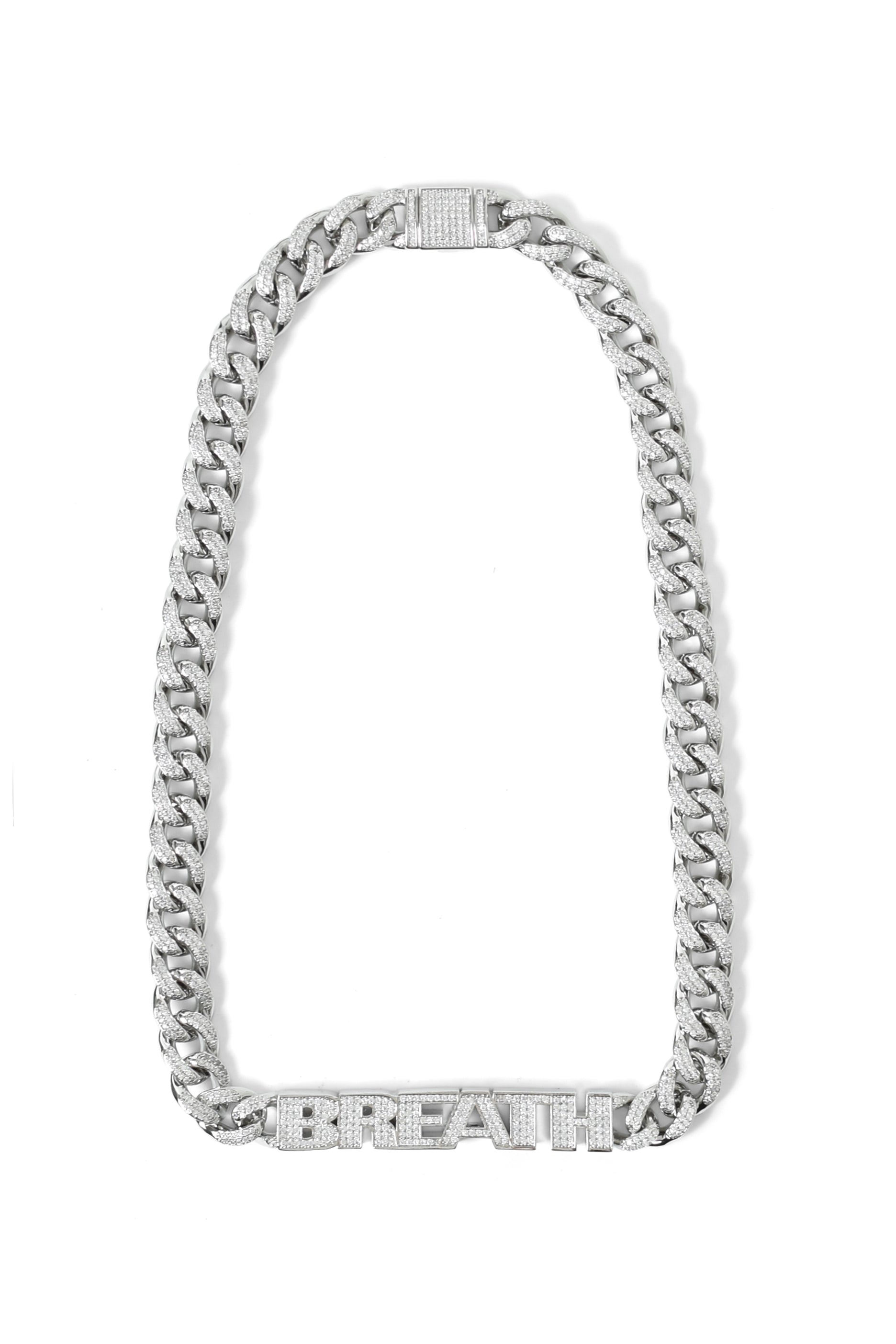 BH ZIRCONIA CHAIN NECKLACE / SILVER – BREATH - サイズ 首周(cm) OS 50 MATERIAL：